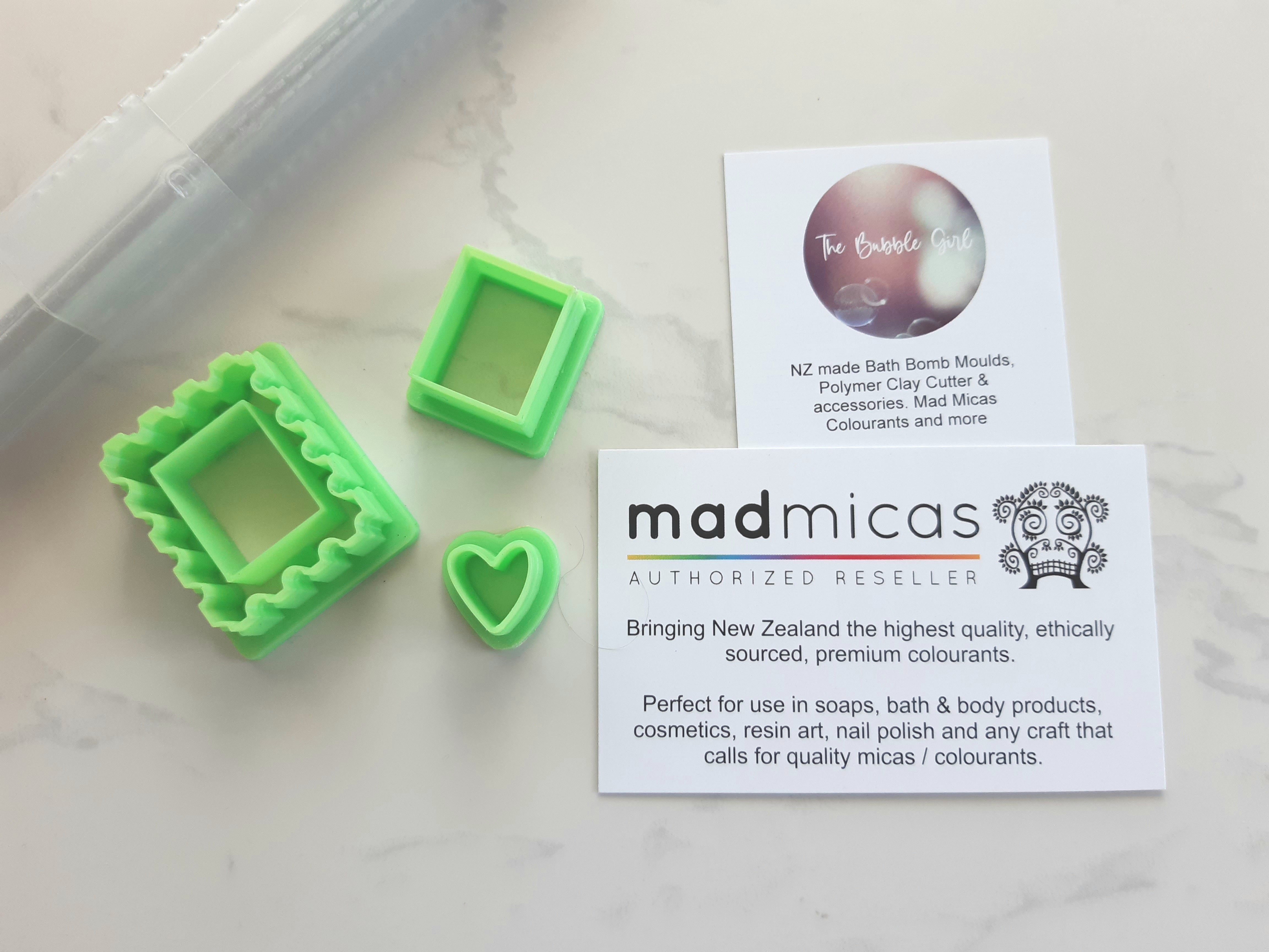 FC 3 Piece Valentines Postage Stamp Polymer Clay Cutter – The Bubble Girl